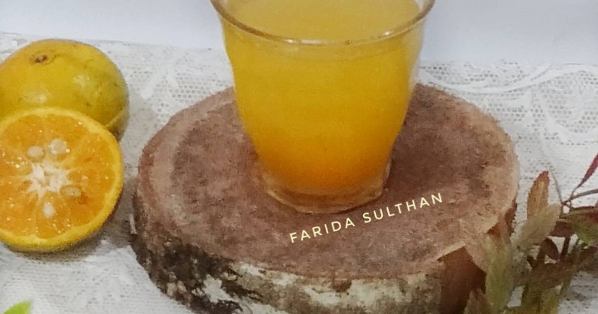Resep Wedang Jeruk Peras oleh farida Sulthan 🇮🇩 (IG. Malika02782) - Cookpad
