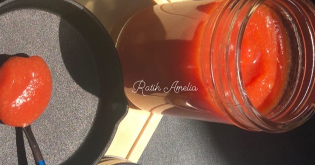 Resep Saos Tomat Botolan oleh Ratih Amelia - Cookpad