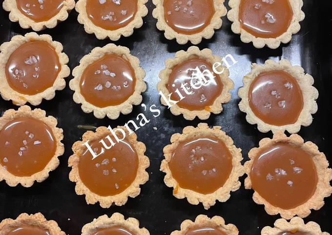 Salted Caramel Tartlets: Recipe by Lubna’s Kitchen - Cookpad