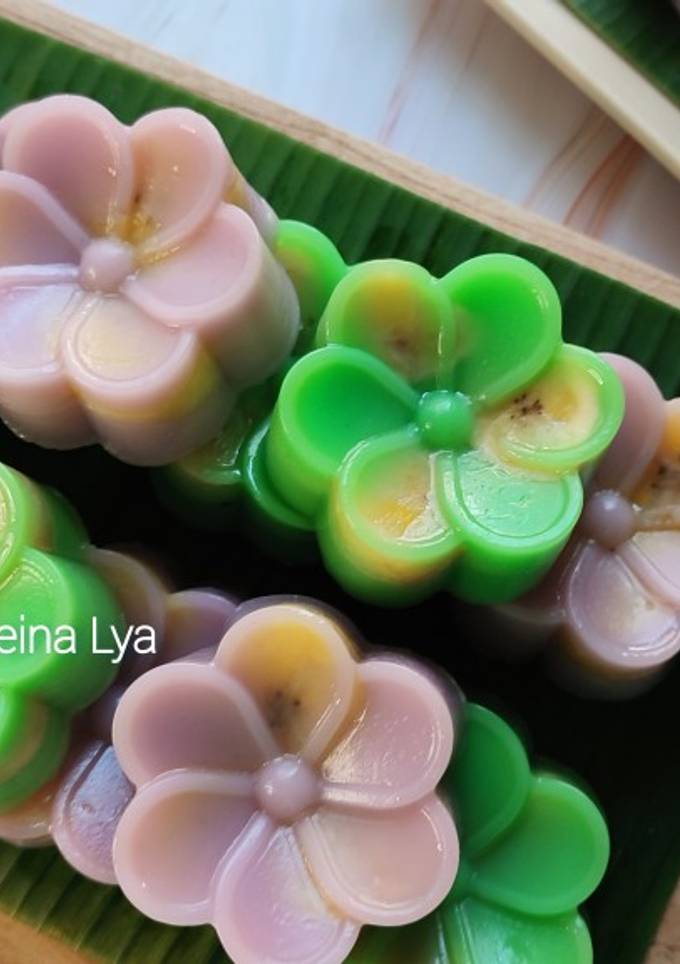 Resep Kue Nagasari Pisang Bentuk Bunga oleh Keina Lya - Cookpad