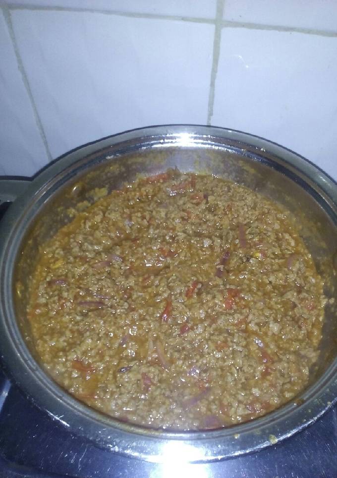 Sossi mince Recipe by Maryanne Asoyo - Cookpad
