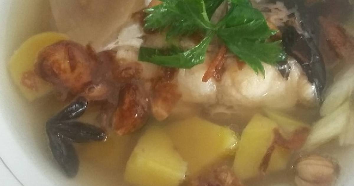 21 resep sop ubi ikan enak dan mudah - Cookpad