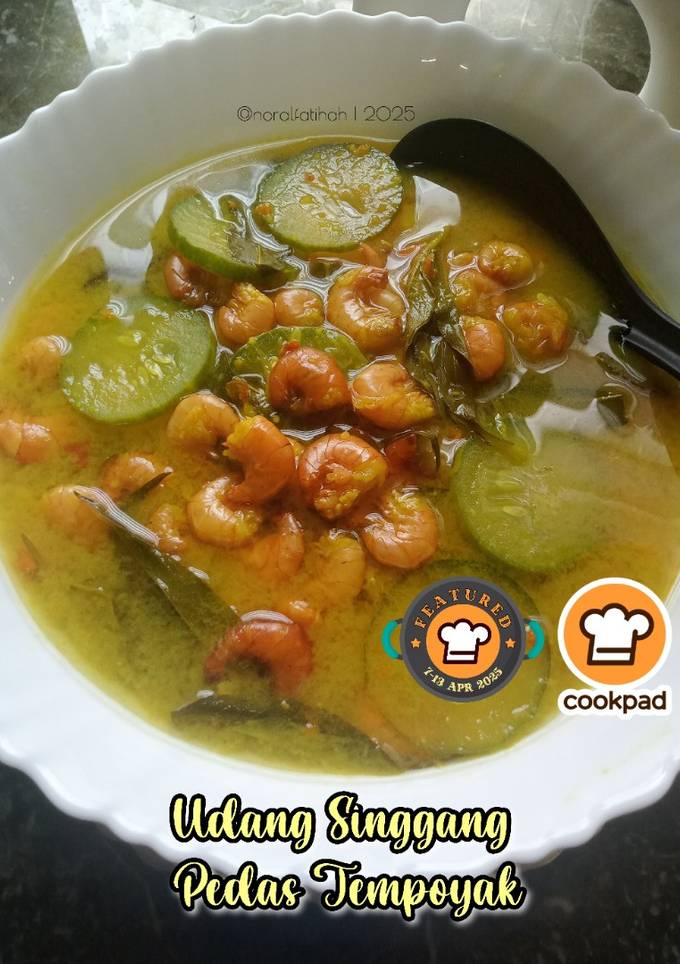 Resipi Udang Singgang Pedas Tempoyak oleh Nor Al Fatihah - Cookpad