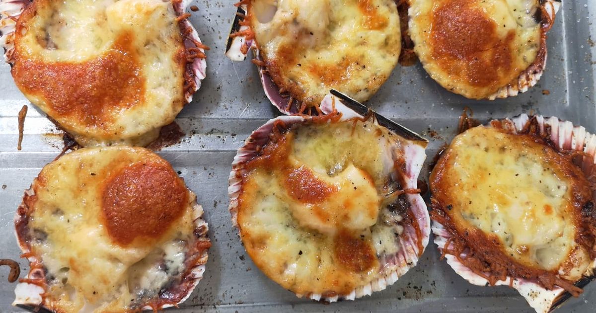 Conchitas A La Parmesana Receta de Rosa Repetto- Cookpad
