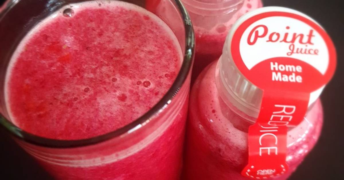 Resep Red Juice (Juice Buah Bit Mix) oleh Mutabikh Uwmi (مطبخ اومي ...