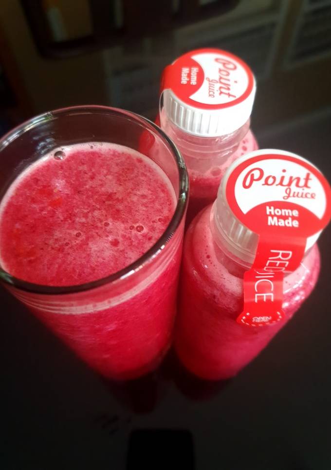Resep Red Juice (Juice Buah Bit Mix) oleh Mutabikh Uwmi (مطبخ اومي ...