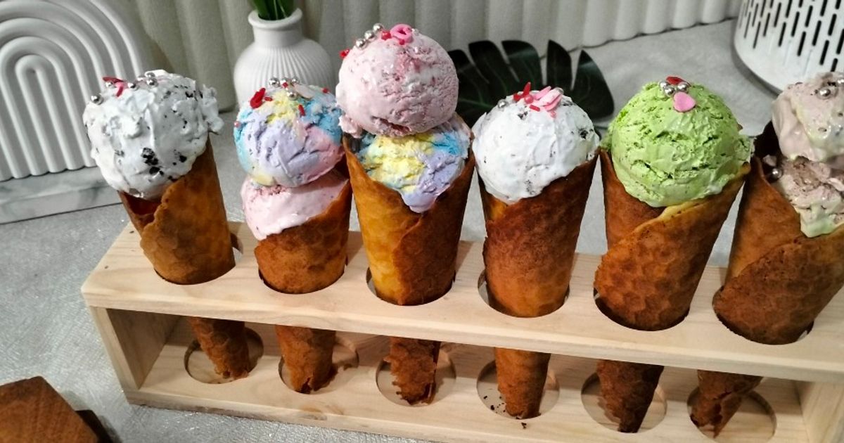 Resep Es Cream No Ribet Ribet Dengan Whipped Cream oleh Dapur Maya ...