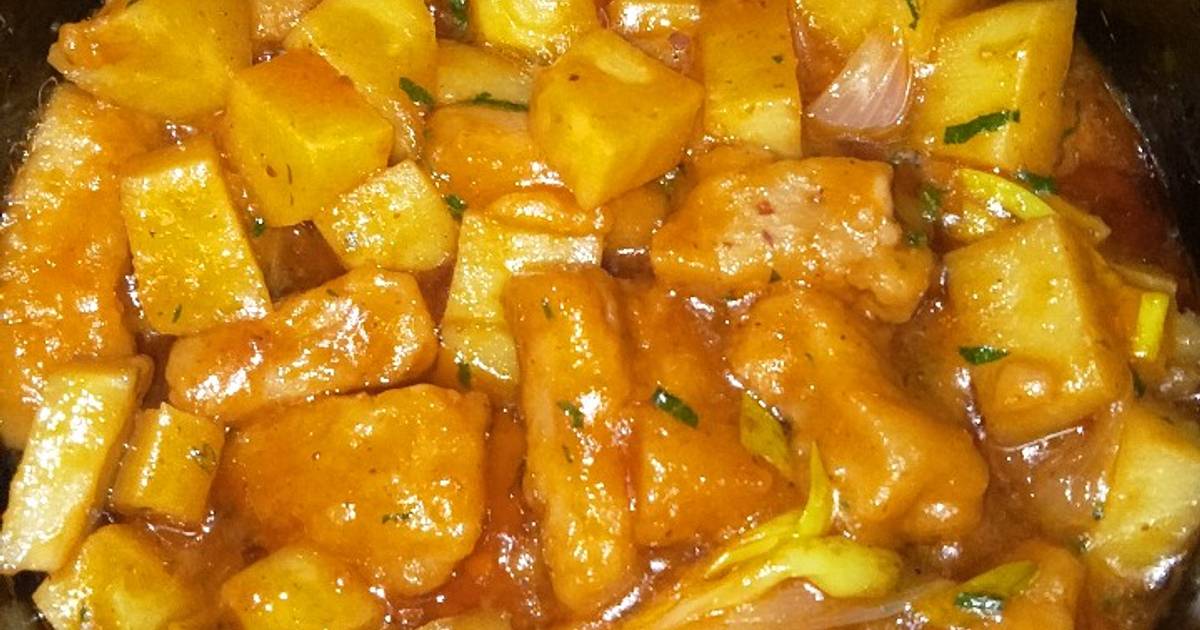 Resep Kentang Nugget Saos Nyemek oleh Berliantika Dara - Cookpad