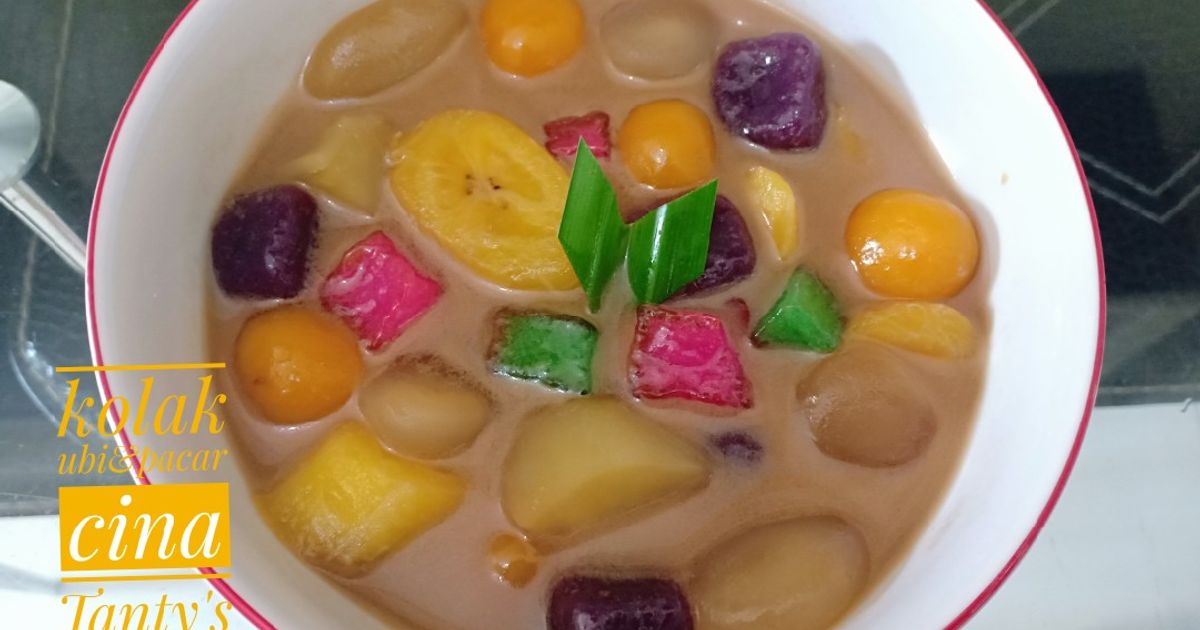 Resep Kolak Ubi&Pacar Cina oleh Tanty suryati - Cookpad