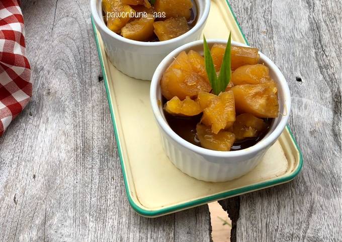 Resep Kluwo Telo / Singkong Masak Gula Merah (Jawa) oleh pawonbune_aas ...