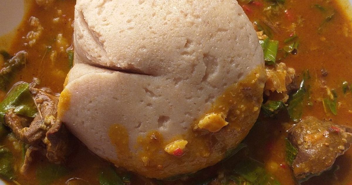 Wheat Swallow With Oha Soup Recipe by @Om Ziyad_Kitchen - Cookpad