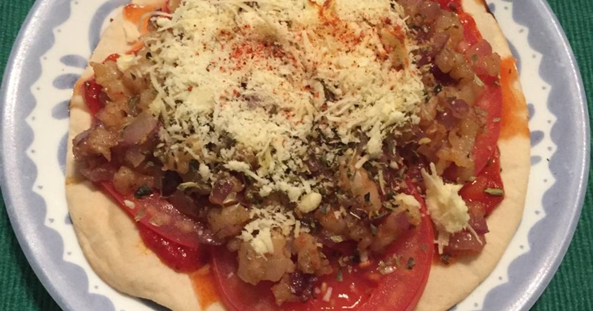 Pizzetta de chicharrón de camarones al ajillo con cerveza Receta de ...