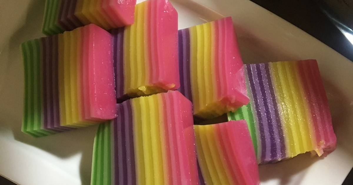 Resep Kue lapis pelangi oleh Ery - Cookpad
