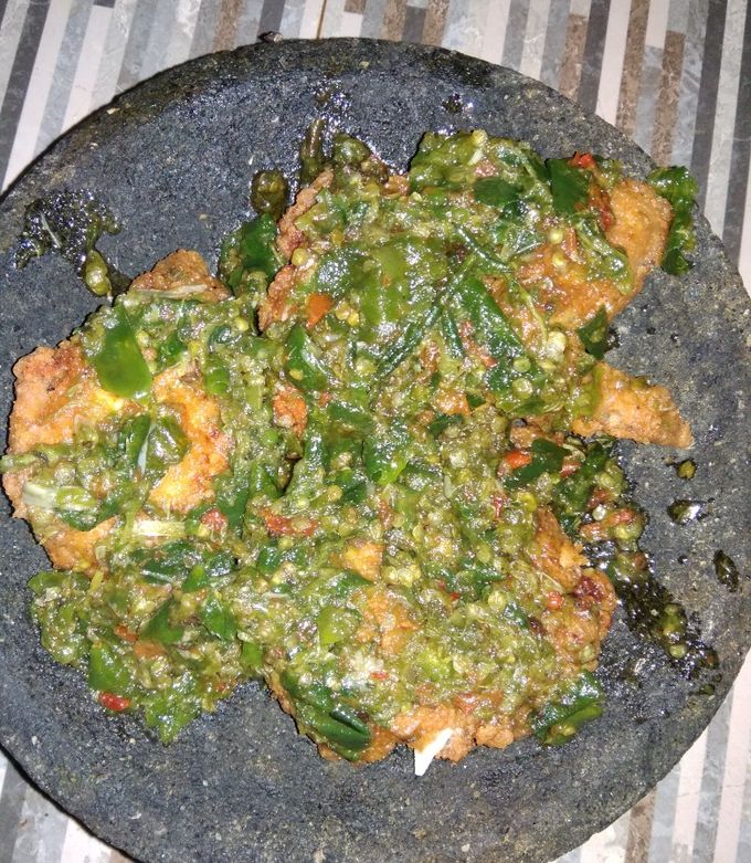 Sambal Ijo Ayam Geprek