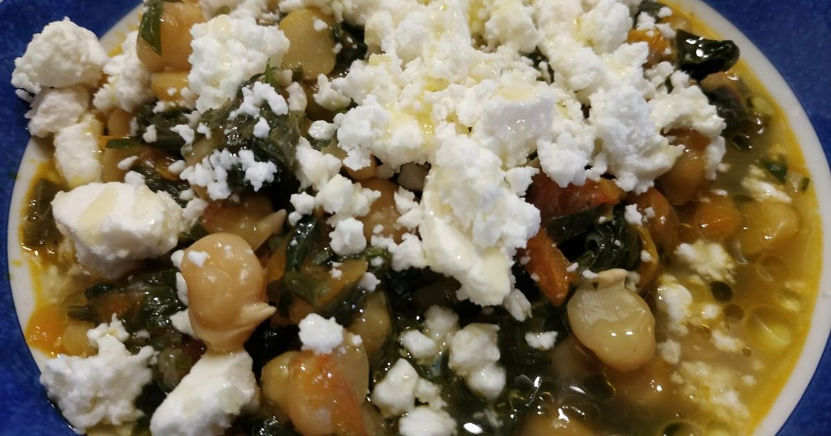 Ρεβίθια με σπανάκι Συνταγή από τον/την Anna Beni - Cookpad