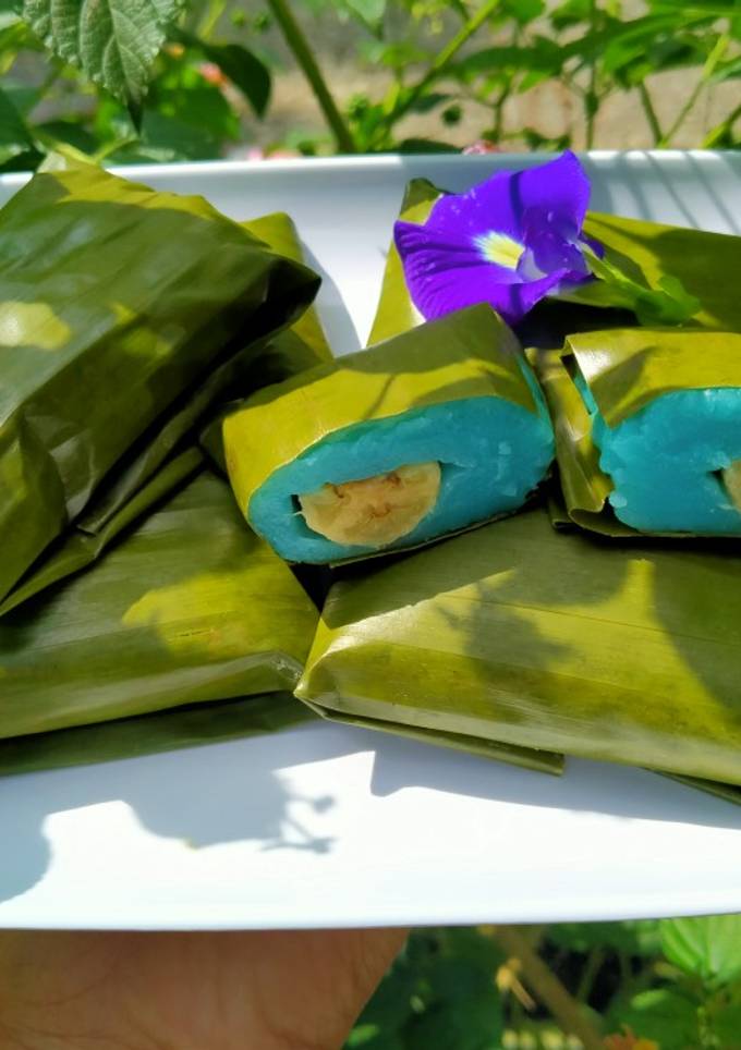 Resep Kue Nagasari bunga telang oleh Mirna BenyWidodo - Cookpad