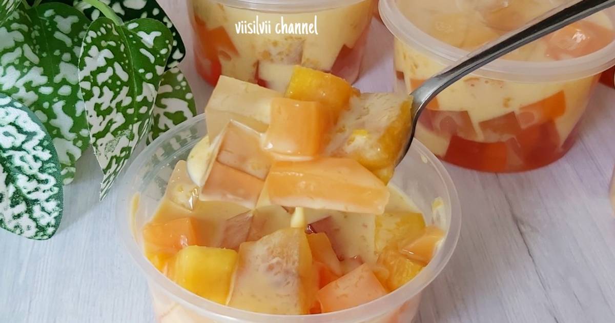 Resep Mango Milk Cheese oleh Silvia Putri - Cookpad