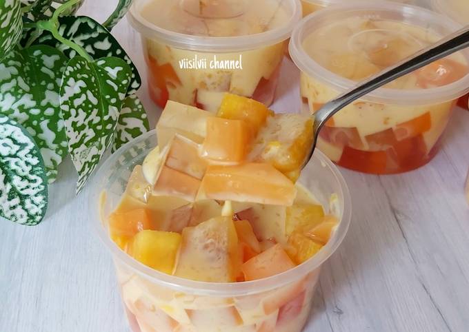 Resep Mango Milk Cheese oleh Silvia Putri - Cookpad