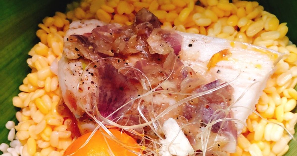 Banh Chung With Fish Maw And Salted Egg Yolks Recipe By Rose Truong