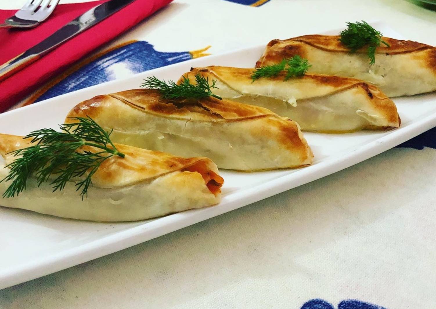 Obleas rellenas de queso fresco y salmón ahumado Receta de grego&monica ...