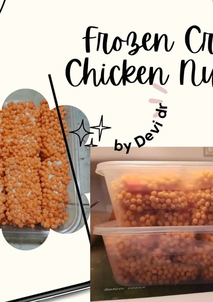 Resep Frozen Crispy Chicken Nugget (versi kukus) oleh Devi dr - Cookpad