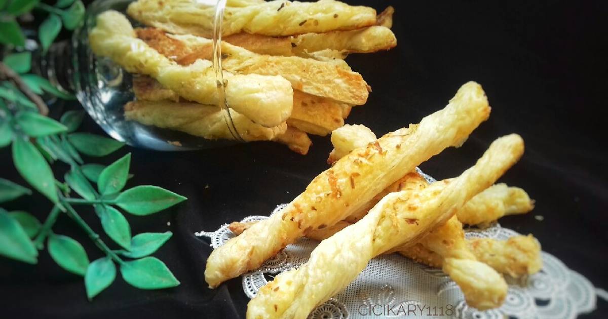 Resep Cheese stick puff pastry oleh Cicik Ary - Cookpad