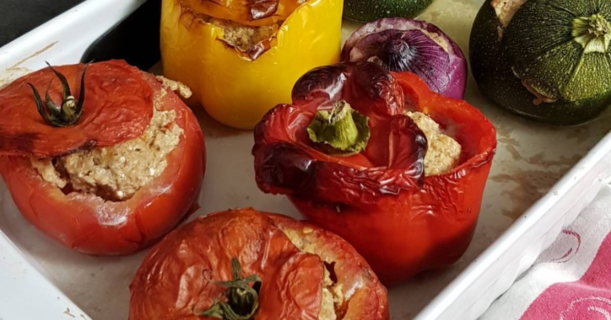 Légumes farcis à la feta et à la viande hachée de Mi Jo - Cookpad