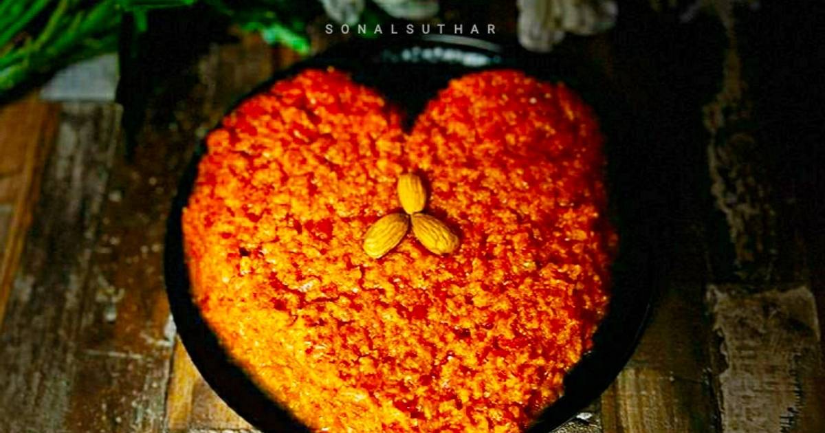 Carrot Halwa Cake Recipe by Sonal Gaurav Suthar - Cookpad