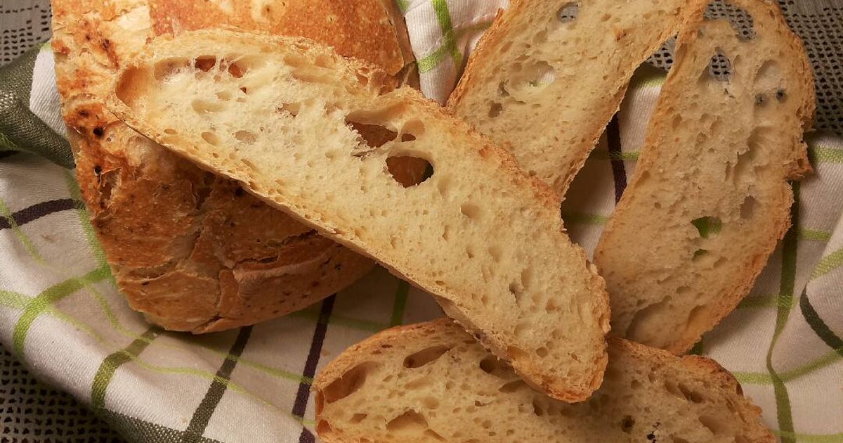 Pan Casero, Hecho Con Biga En Cocotte De Barro Receta de Alexis Urrutia