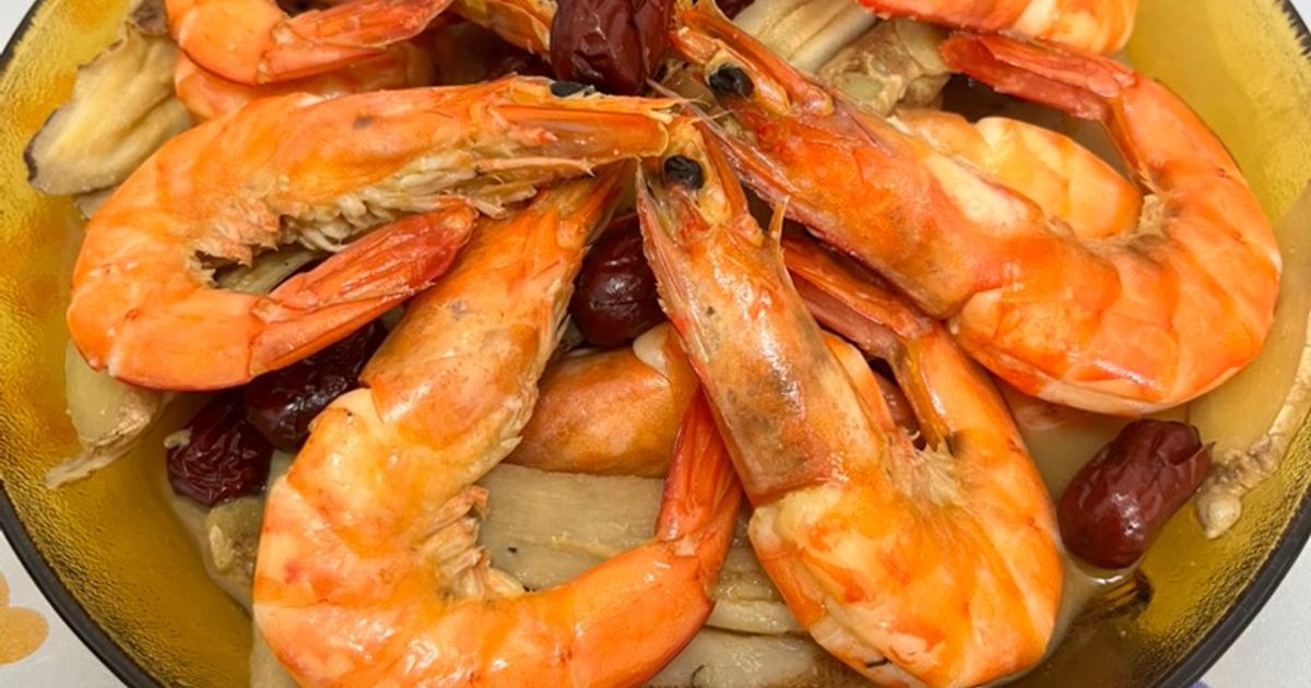 Drunken Shrimp Hot Pot (Shaoxing Wine Shrimp) Recipe by 馨 - Cookpad