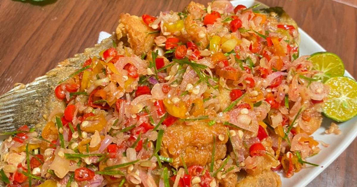 Resep Gurame Goreng Tepung Sambal Matah oleh Dapurarmell | since2021 ... Resep Gurame Goreng Tepung Sambal Matah oleh Dapurarmell | since2021 ...