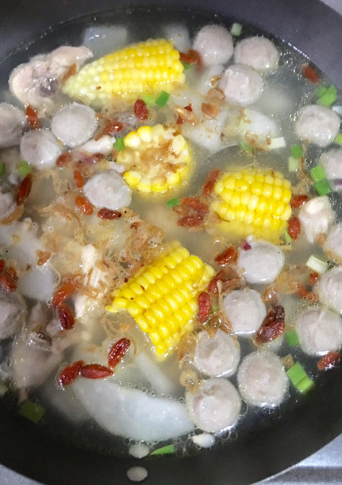Resep Sop Kundur Ayam Dan Bakso oleh Mamak Gaul - Cookpad