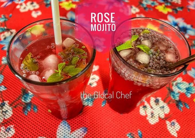 Rose Mojito Recipe by theGlocalChef Rashmi - Cookpad