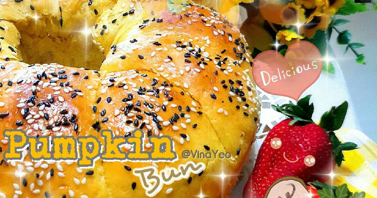 Resep roti bun labu kuning rumahan enak dan mudah - Cookpad