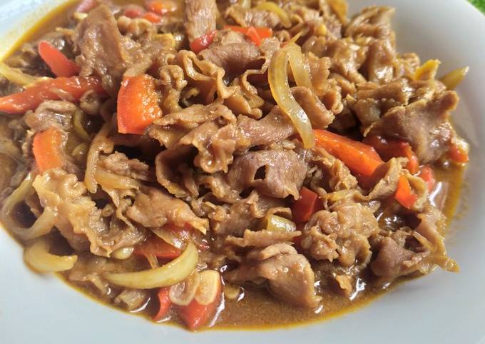 Resep Beef slice teriyaki simpel oleh erma nur af'idah - Cookpad