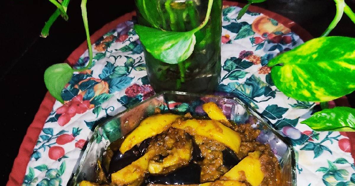 Achari Baingan Baji And Aloo Miyan 😜 Recipe by Bushra Mazhar - Cookpad