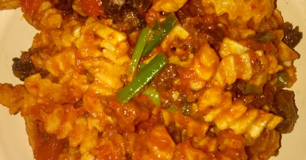 Resep Ati Ampela Ayam Dan Kentang Balado oleh Mika Perangin-angin - Cookpad