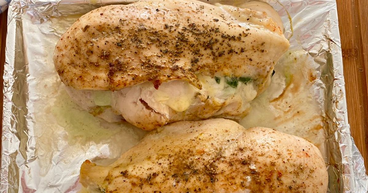 pollo relleno crema - 48 recetas caseras- Cookpad