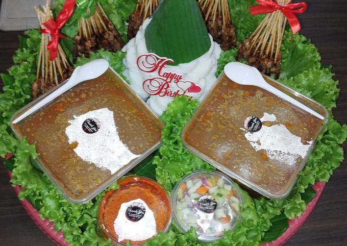 Resep Sate Tumpeng /Lontong Sate oleh Widjie Astuti - Cookpad