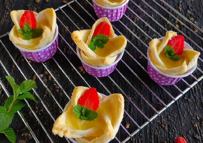 Resep Egg Tart Roti Tawar oleh Lyliput Kitchen's - Cookpad
