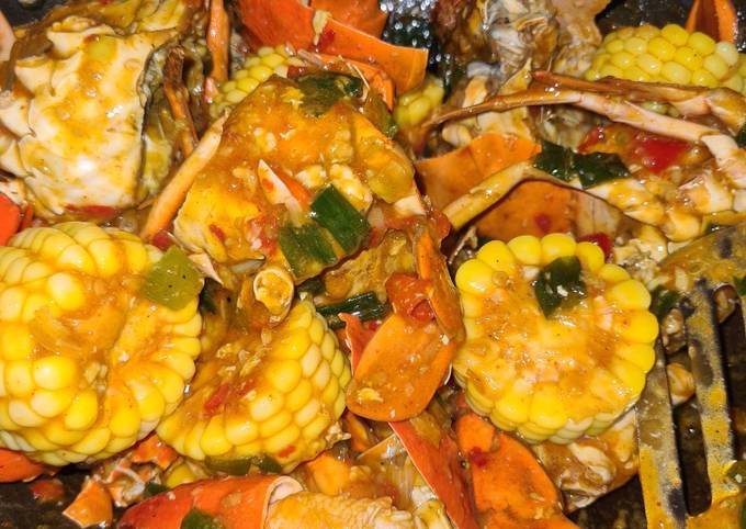 Resep Kepiting AsamManis simple oleh Nurshafridah - Cookpad