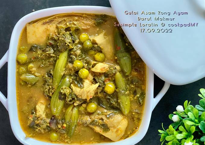 Resipi Gulai Asam Rong Ayam (Pahang) oleh Sesimple Loralin - Cookpad