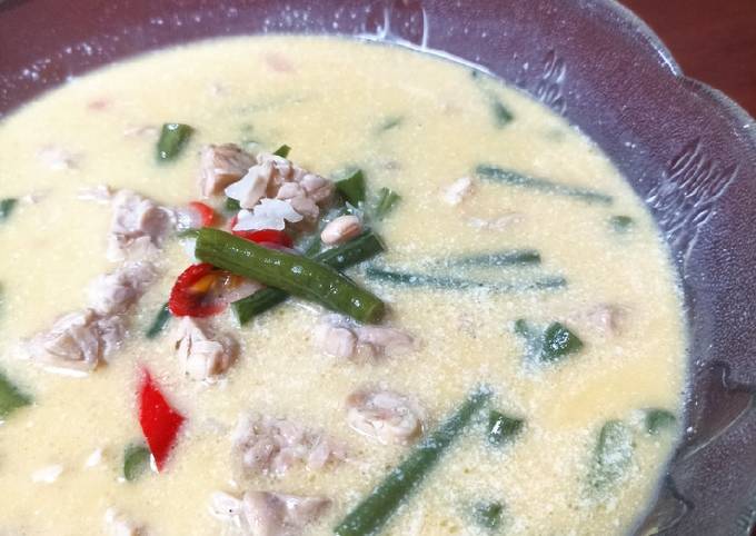Resep Lodeh Tempe Kacang Panjang oleh Putri Wulansari - Cookpad