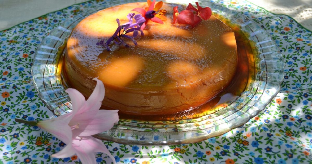 Flan De Banana Sin Huevos Y Sin Horno🍌 Receta de 🦋LUNA🦋- Cookpad
