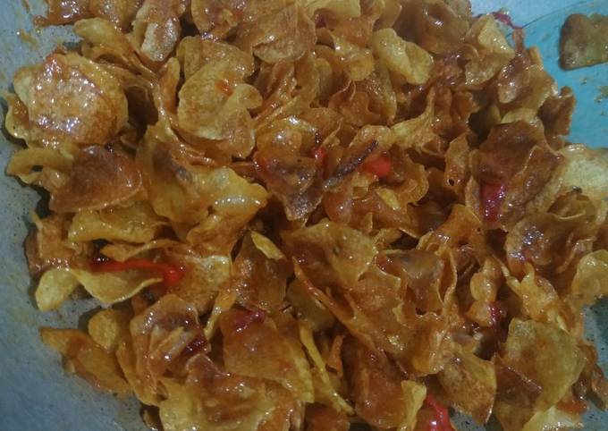 Resep Kering kentang pedas oleh Septi - Cookpad