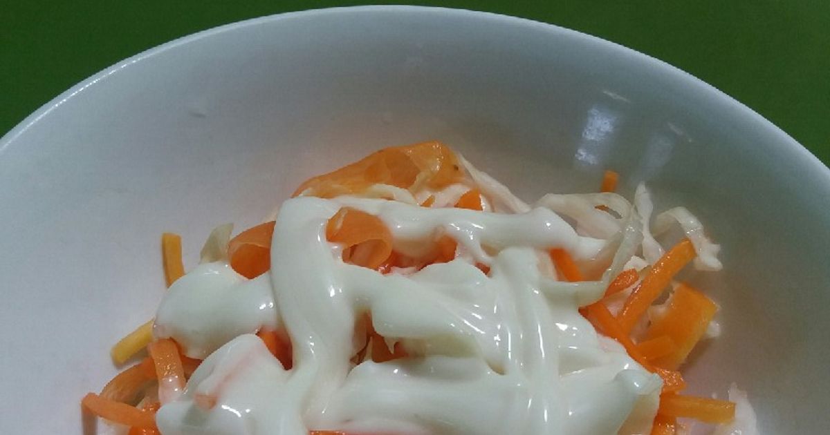 Resep Salad Duo Simple (Wortel & Kol) oleh Ummu Qotrunnada - Cookpad