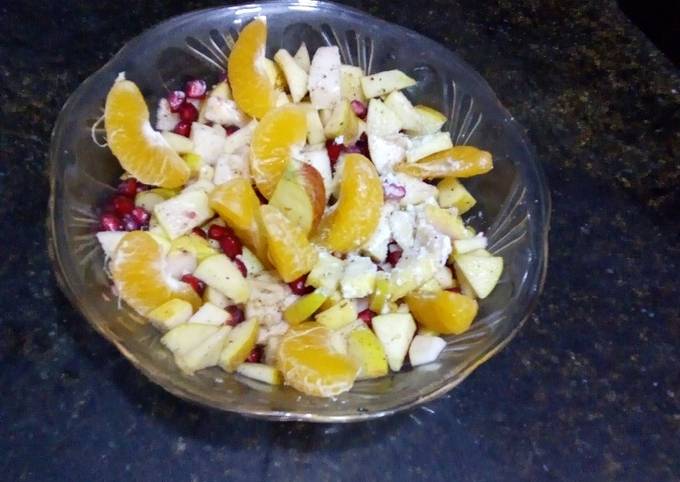 Mix fruit chat Recipe by Resham Naheed - Cookpad