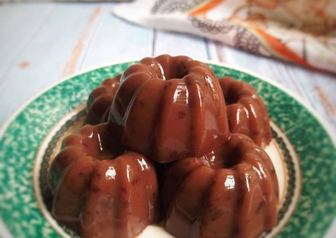 Resep Puding Coklat Susu Kedelai oleh Rona Ve - Cookpad