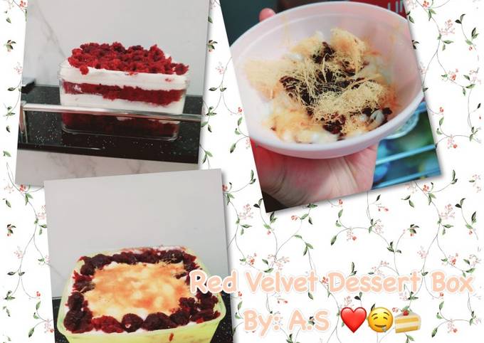 Resep Red velvet Dessert box oleh A.S Official - Cookpad