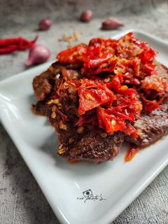 Resep Dendeng Paru Lambok Balado Khas Minang oleh Anna Hadi_ant - Cookpad